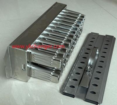China Customized ice cream molds stainless steel 2X12 24cavities with universal stick extractor holder brazil type for sale