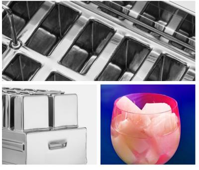 China Bombom quadrado 35ml ice cream molds mini ice cream molds small ice pp molds stainless steel for sale
