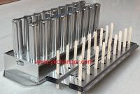 China Flower shape ice cream molds popsicle molds 2X9 18sticks with universal stick extractor for sale