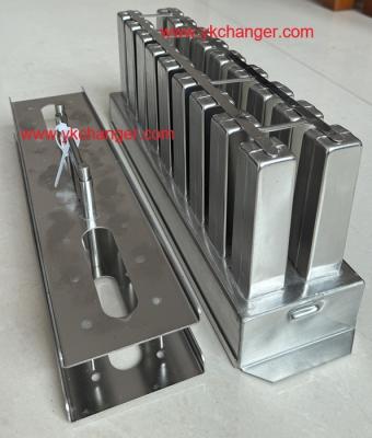 China Stickless ice cream mold stainless steel ice pop stickless 2X9 18cavities ataforma brazil type  ready in stock ready to ship for sale