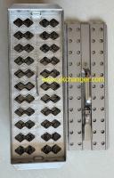 China Twins stick ice cream molds double sticks ice lolly moulds popsicle molds stainless steel customzied order 2X11 22cavities with stick holder extactor for sale