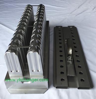 China Best quality popsicle molds stainless steel ice cream molds 2x13 26cavities megamex 90ML ready in stock for sale