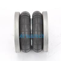 China Rubber Double Convoluted Air Spring Shocks Flange Air Bags Norgren PM/31062 for sale