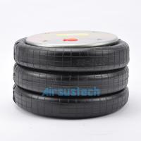 China Contitech FT 530-30 Industrial Air Springs 3/4 NPT Gas Filled Triple Convoluted Bags for sale