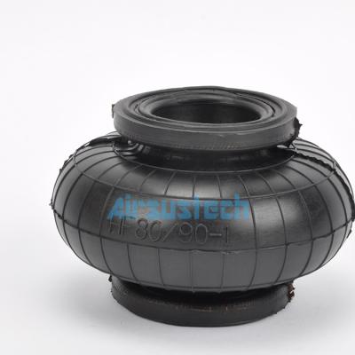 China Single Rubber Convoluted Air Spring Bellows HF80/90-1 For Abrasive Machinery for sale