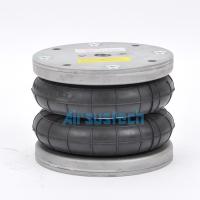 China Rubber Double Convoluted Air Spring Shocks Flange Air Bags Norgren PM/31062 for sale