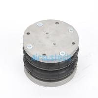 China Rubber Double Convoluted Air Spring Shocks Flange Air Bags Norgren PM/31062 for sale