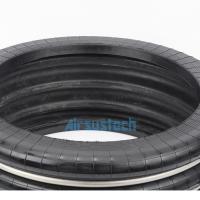 China Yokohama S-500-4R Rubber Air Spring With Three Rims Black Color for sale