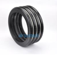 China Yokohama S-500-4R Rubber Air Spring With Three Rims Black Color for sale