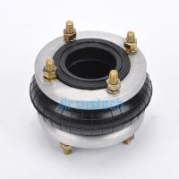China Ram Type Flange Industrial Air Springs 150076H-1 One Single Rubber Bellow With M10 Hole for sale