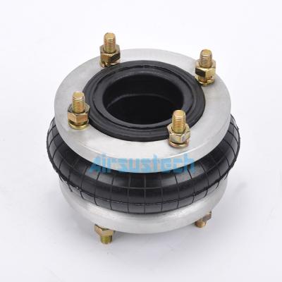 China Ram Type Flange Industrial Air Springs 150076H-1 One Single Rubber Bellow With M10 Hole for sale