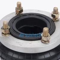 China Ram Type Flange Industrial Air Springs 150076H-1 One Single Rubber Bellow With M10 Hole for sale