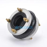 China Ram Type Flange Industrial Air Springs 150076H-1 One Single Rubber Bellow With M10 Hole for sale