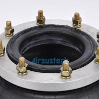 China 260130H-1 One Single Industrial Air Springs With M10 Aluminum Alloy And Rubber Airbags for sale