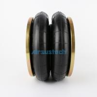 China 12'' ×2 Double Convoluted Flange Rubber Air Spring For Lifting Jack for sale