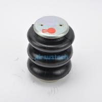 China AIRSUSTECH Pneumatic 3B5180 Triple convoluted Rubber Air Spring 1/2 NPT Air Hole For Leather Stretching Machine for sale