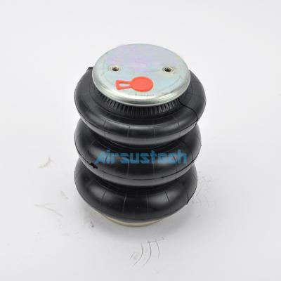 China AIRSUSTECH Pneumatic 3B5180 Triple convoluted Rubber Air Spring 1/2 NPT Air Hole For Leather Stretching Machine for sale