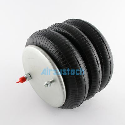 China Triple Convoluted Rubber Air Spring Shocks 231mm Plate Diameter For Industrial Equipment for sale