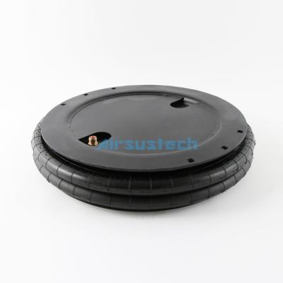 China AIRSUSTECH 2B545 Convoluted Rubber Air Spring Suspension With Bracket For Semi-Trailer for sale