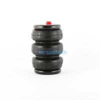 China Triple Convoluted Rubber Shocks 3B2300 Pneumatic Components With 2 Pieces Of Girdle Hoop for sale