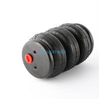 China Triple Convoluted Rubber Shocks 3B2300 Pneumatic Components With 2 Pieces Of Girdle Hoop for sale