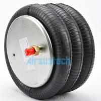China Contitech FT 330-29 431 Triple Convoluted Air Spring Replacement AIRSUSTECH 3B8008 Helper Bags for sale