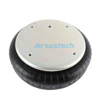 China FleetPride AS7103 Rubber Convoluted Air Spring 1/4 NPTF Air Inlet Pneumatic Air Suspension for sale
