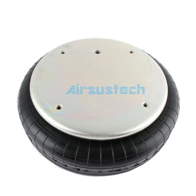 China FleetPride AS7103 Rubber Convoluted Air Spring 1/4 NPTF Air Inlet Pneumatic Air Suspension for sale
