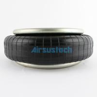 China FleetPride AS7103 Rubber Convoluted Air Spring 1/4 NPTF Air Inlet Pneumatic Air Suspension for sale