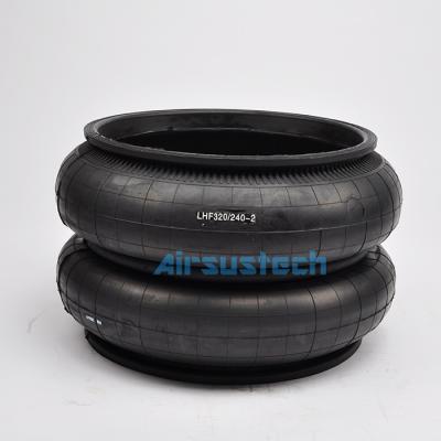 China LHF320/240-2 Air Spring 2 Convoluted Rubber Air Bellows For Sanitary Isolation Washer for sale