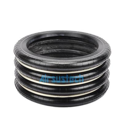 China Yokohama S-450-4R Four Convoluted Rubber Air Spring 3 Pieces of Girdle Ring for sale
