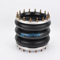 China Triple Convoluted Air Spring Actuator 360306H-3 Industrial Rubber Shocks for sale