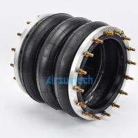 China Triple Convoluted Air Spring Actuator 360306H-3 Industrial Rubber Shocks for sale