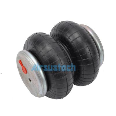 China Double Convoluted Air Spring Shocks Continental FD 40-10 CI With Clamped Plates G1/8 Air Inlet for sale