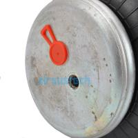China Double Convoluted Air Spring Shocks Continental FD 40-10 CI With Clamped Plates G1/8 Air Inlet for sale
