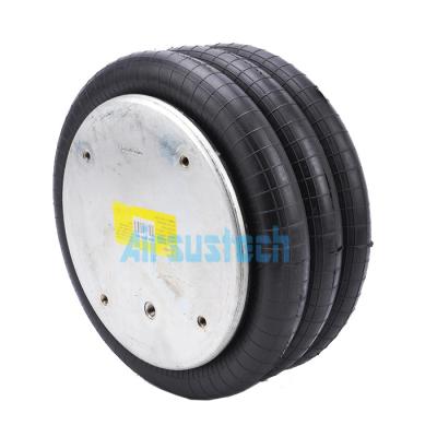China Pneumatic Triple Convoluted Air Spring Shocks With Bumper Block Triangle 6319 4336 for sale