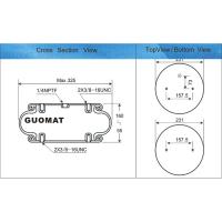 China 1 Convoluted Industrial Air Springs Holland Neway 90557226 Firestone W013587008 for sale