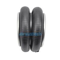 China 1/4NPTF Double Convoluted Rubber Suspension Air Springs Air Bellow Triangle 6316 4363 for sale