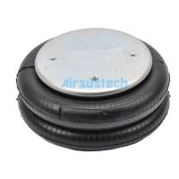 China 1/4NPTF Double Convoluted Rubber Suspension Air Springs Air Bellow Triangle 6316 4363 for sale