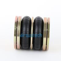 China Double Convoluted Air Spring Assembly Pneumatic Actuator Dunlop 4 1/2''x2 Contitech FD 44-10 DI G 3/8 CR for sale