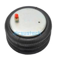 China 3548008 1/4NPTF Suspension Air Springs Rubber Triple Bellows Down Air Bag Dayton Parts for sale