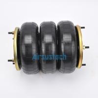 China Rubber Shocks Triple Convoluted Air Spring 14 1/2''×3 Contitech FT 614-36 DS G1/2 for sale