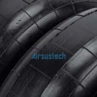 China Rubber Shocks Triple Convoluted Air Spring 14 1/2''×3 Contitech FT 614-36 DS G1/2 for sale