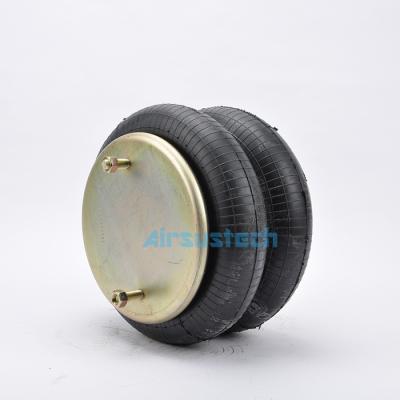 China Double Rubber Convoluted Air Springs Assembly 1/2-13UNC 2B7424 Air Balloon Cross Triangle 6316 4327 for sale