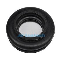 China 12×2 Air Spring Bellows Double Convoluted Cross Firestone W01-R58-4044 68mm Min Height for sale