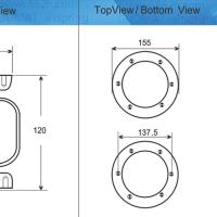 China TORPRESS 110 6pcs XM8X1.25 Industrial Air Apring Single Air Bellow for sale