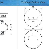 China 58218 Industrial Complete One Convoluted Air Spring Goodyear 1B5 579-913-500 for sale