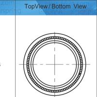 China Air Lift 5814 Industrial Suspension Air Springs Double Convoluted Rubber Bellow for sale