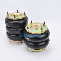 China W01-R58-4091 WO1R584091 Industrial Air Springs Triple Convoluted Rubber Shocks 8pcs M10 Studs for sale