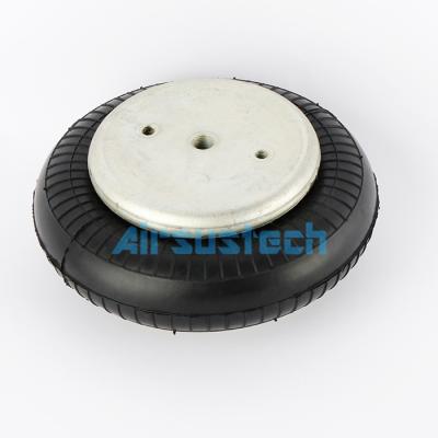 China Single Convoluted Industrial Air Springs G1/4 Centered Air Inlet Contitech FS 120-9 61358 Dunlop FR 8''x1 S08100 for sale